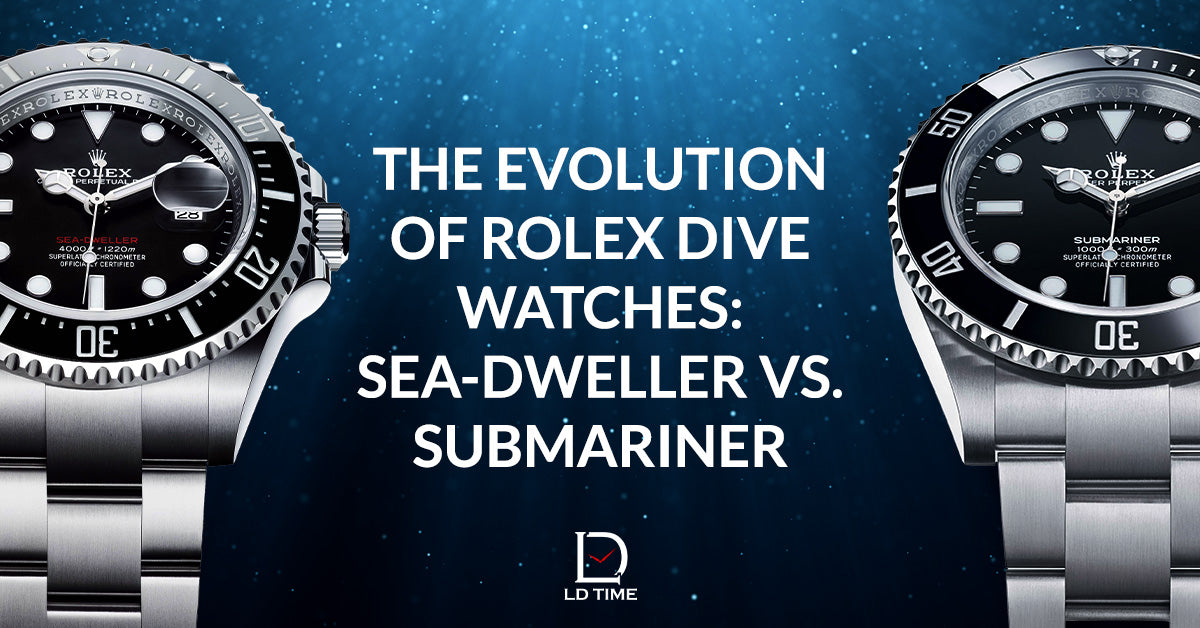 The Evolution of Rolex Dive Watches: Sea-Dweller Vs. Submariner – LD Time